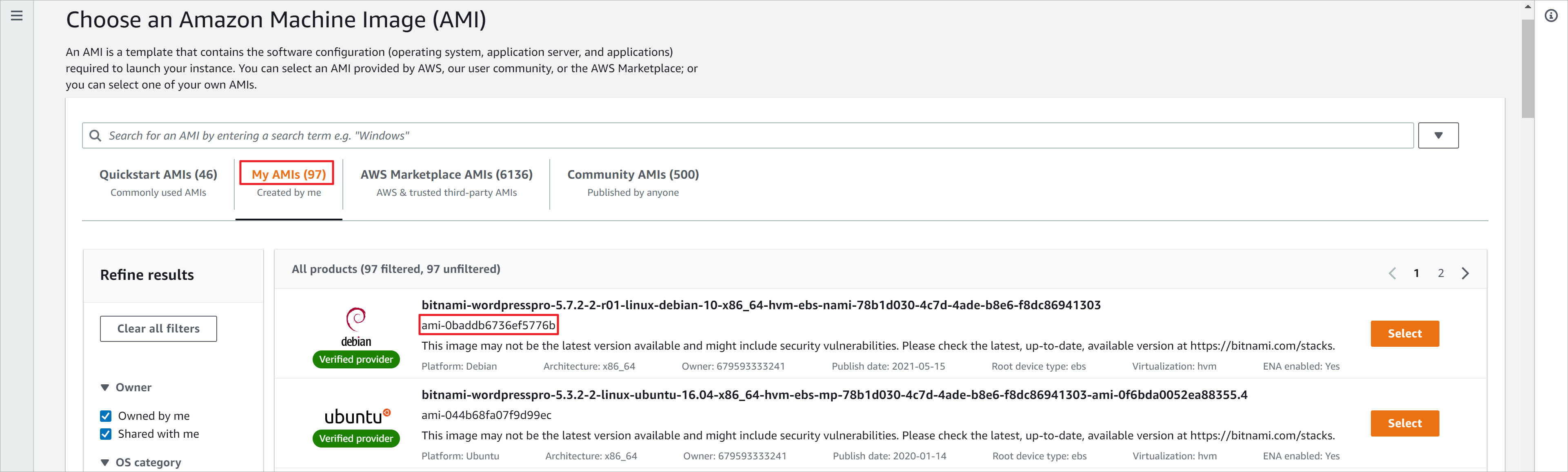 AWS 如何查找EC2实例特定版本的AMI ID_如何查看aws ami详情-CSDN博客